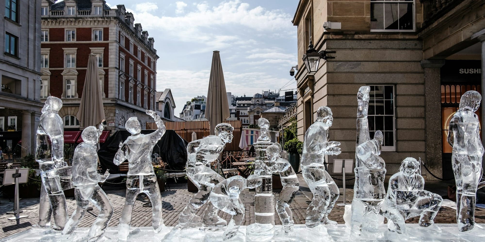 Sculpture From Ice, Wax, and Other Materials Designed to Transform